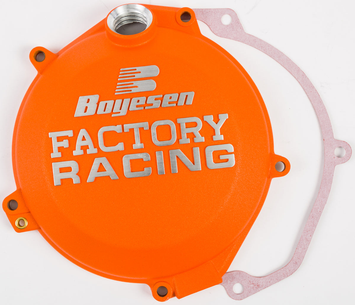 BOYESEN FACTORY RACING CLUTCH COVER ORANGE CC-44CO - All Terrain Depot