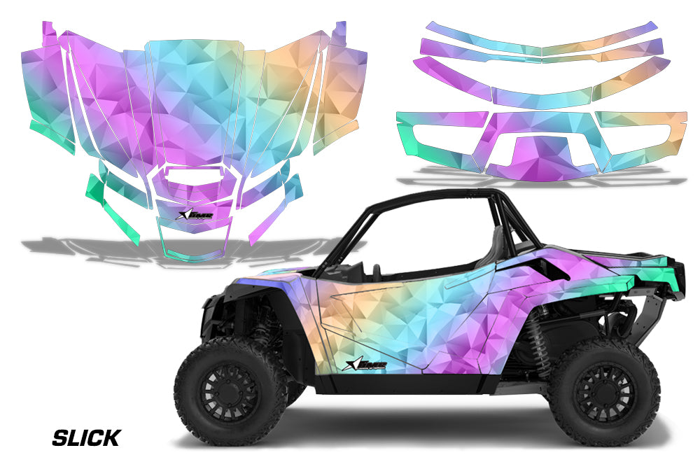 UTV Graphics Kit Decal Sticker Wrap For Textron Wildcat XX 2018+ SLICK ...