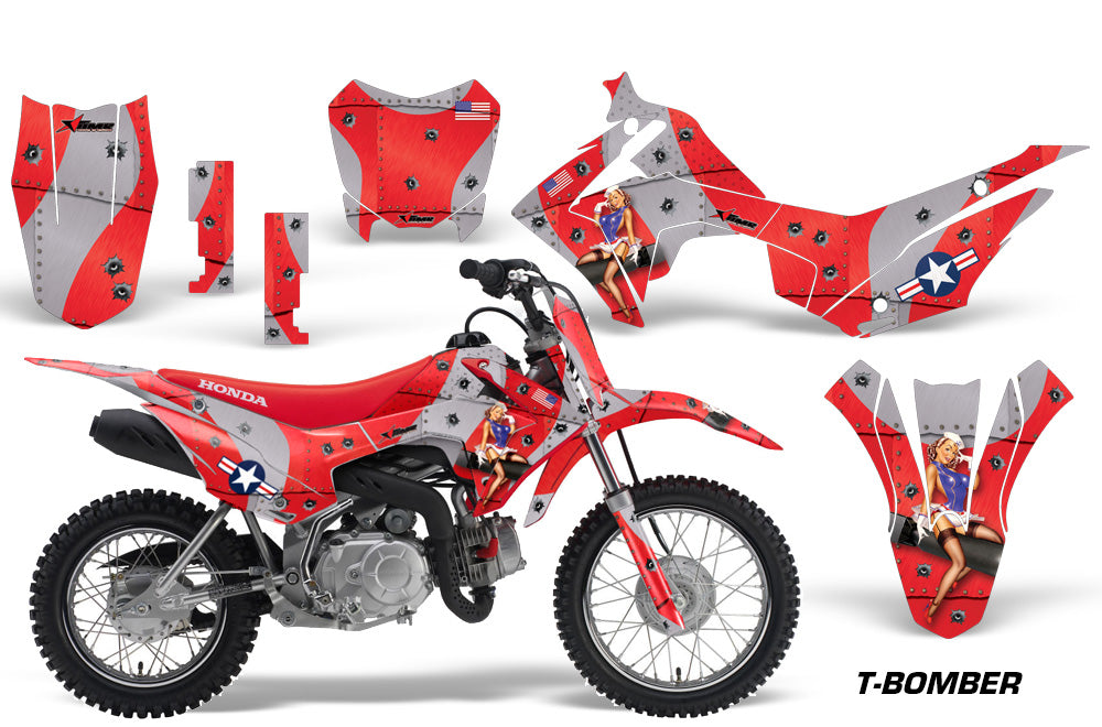 Dirt Bike Decal Graphic Kit Wrap For Honda CRF110 CRF 110 – All Terrain ...