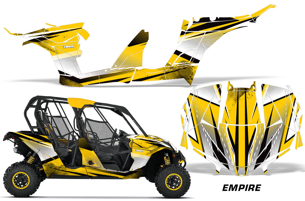 UTV Decal Graphic Kit Wrap For Can-Am Maverick MAX 1000R 4 Door – All ...