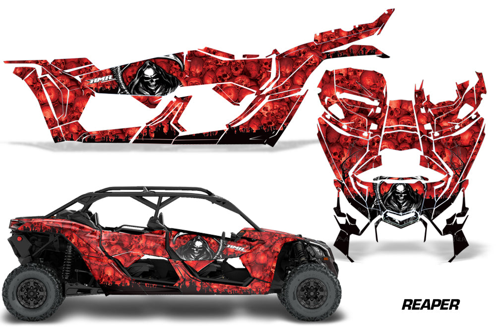 Full Graphics Kit Decal Wrap For Can-Am Maverick X3 MAX DS RS 4D – All ...