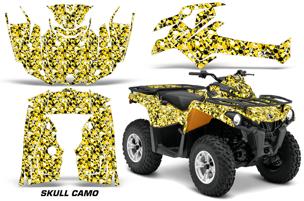 ATV Graphics Kit Decal Sticker Wrap For Can-Am Outlander-L – All ...