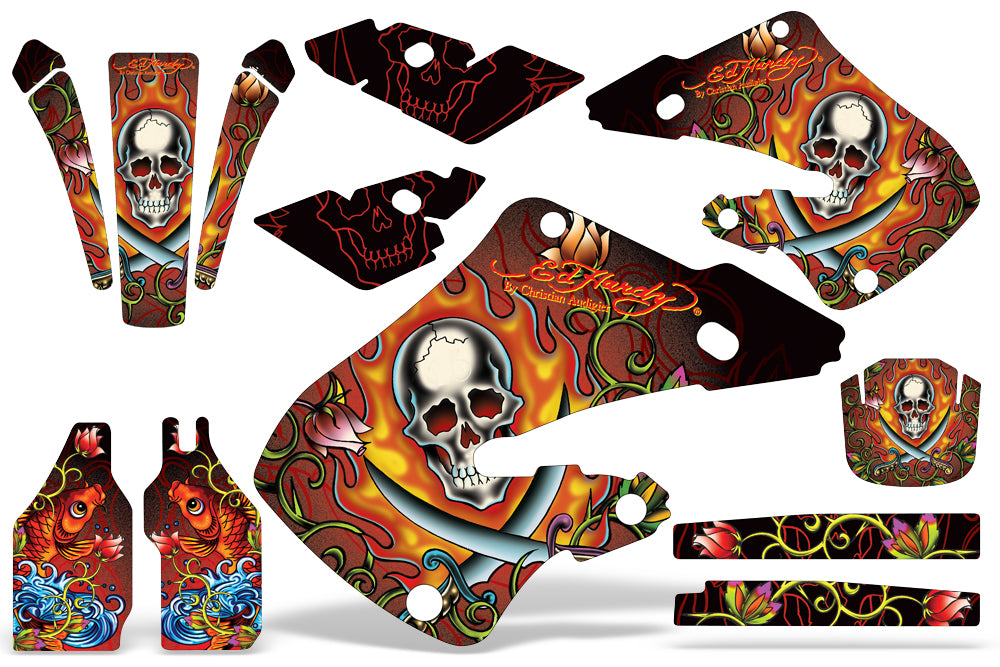 Dirt Bike Graphics Kit Decal Wrap For Honda CR125 1998-1999 CR250 – All ...