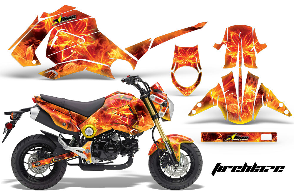 Motorcycle Graphics Kit Decal Sticker Wrap For Honda GROM 125 – All ...
