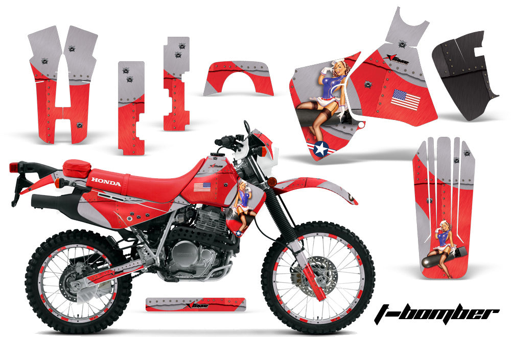Graphics Kit Decal Sticker Wrap + # Plates For Honda XR650L – All ...