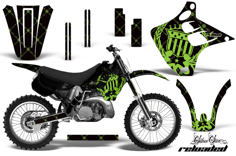 Dirt Bike Graphics Kit Decal Wrap For Kawasaki KX125 KX250 – All ...