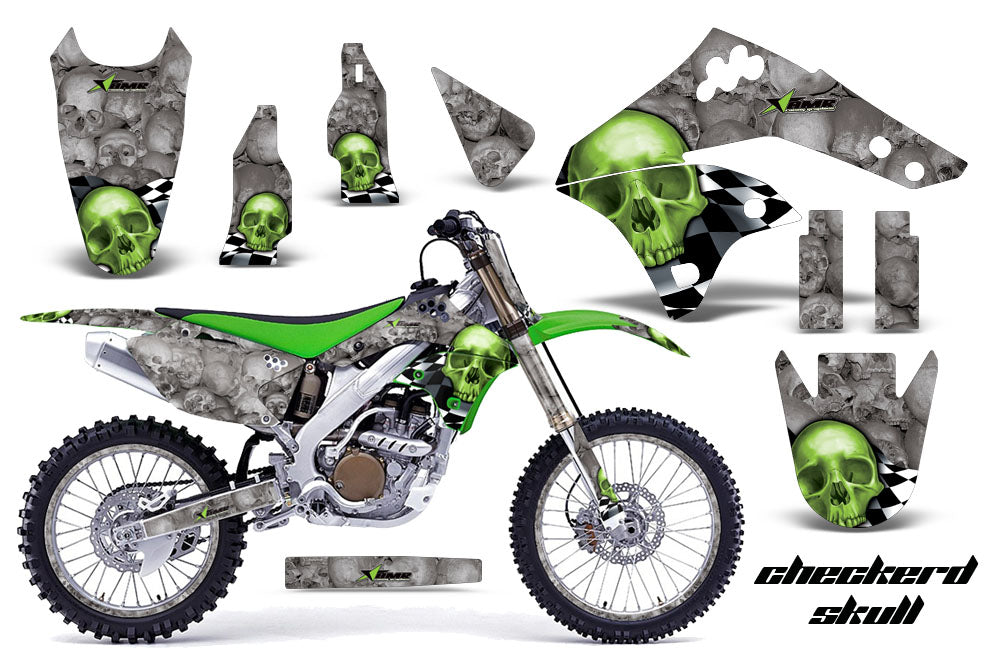 Graphics Kit Decal Sticker Wrap + # Plates For Kawasaki KX250F – All ...