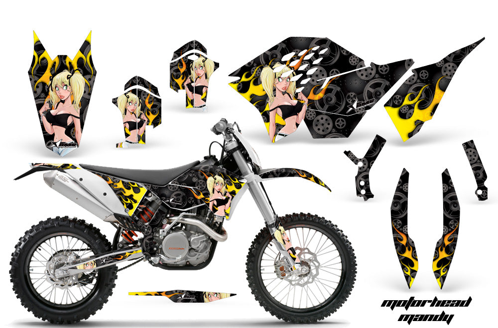 Dirt Bike Graphics Kit Decal Wrap For KTM SX/XCR-W/EXC/XC/XC-W/XCF-W ...