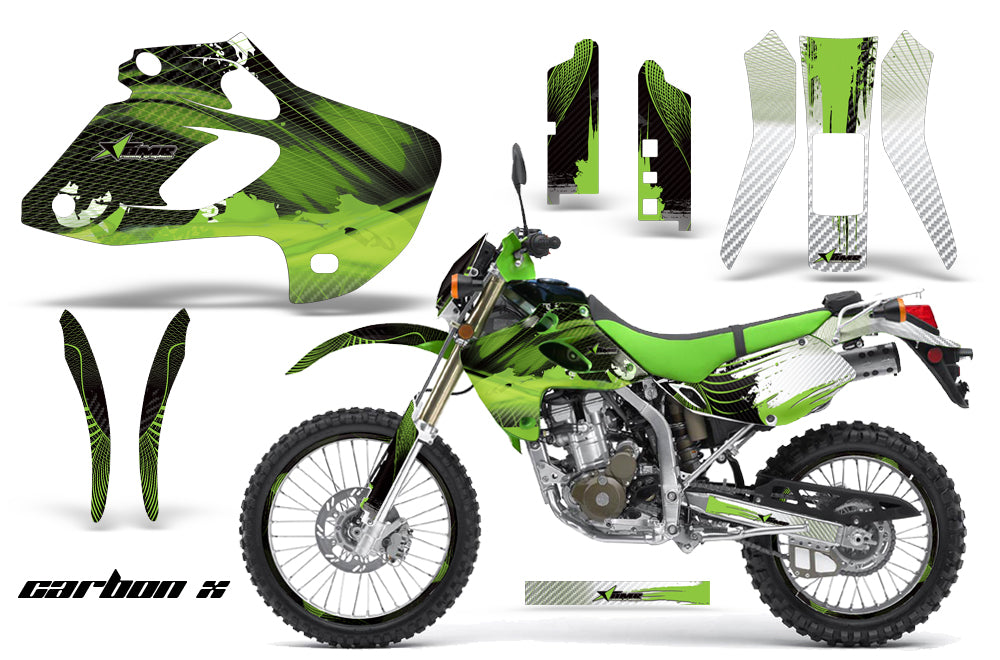 Graphics Kit Decal Sticker Wrap + # Plates For Kawasaki KLX250 – All ...