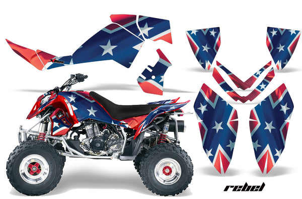 Polaris Atv And Rebel Flag