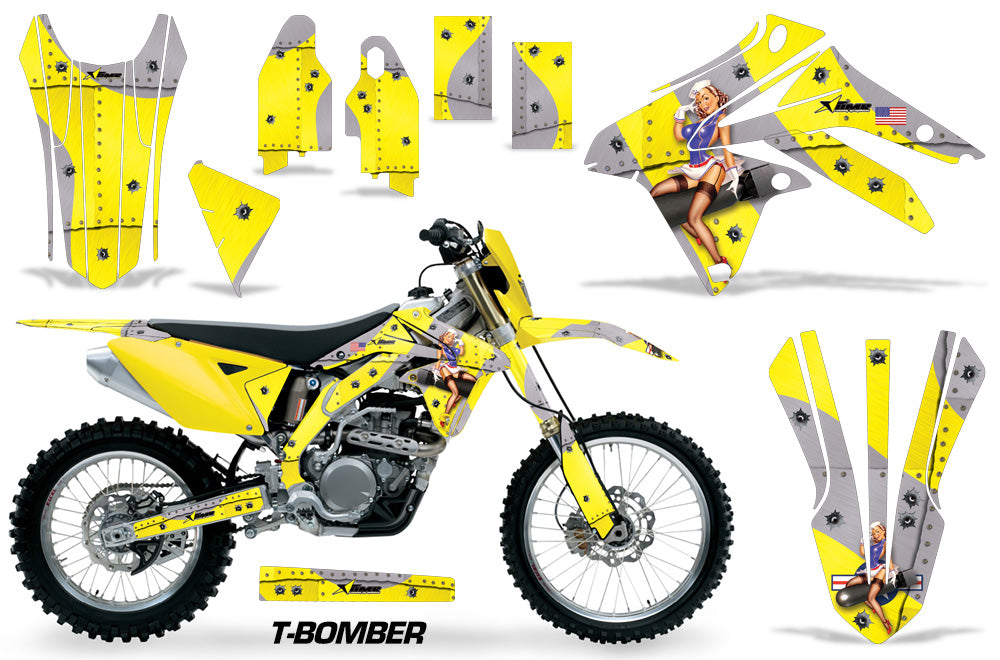 Dirt Bike Graphic Kit Decal Sticker Wrap For Suzuki RMX450Z – All ...