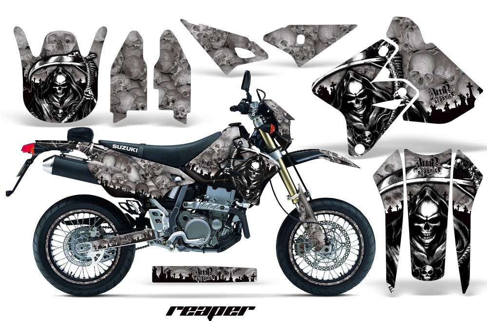 Graphics Kit Decal Sticker Wrap + # Plates For Suzuki DRZ400SM – All ...