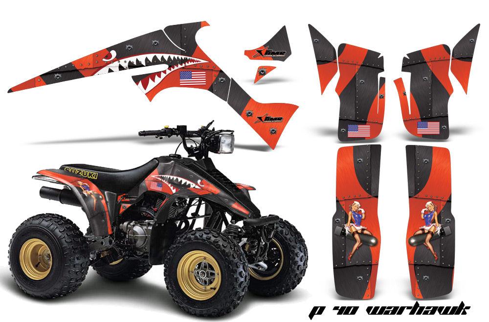 ATV Graphics Kit Decal Sticker Wrap For Suzuki Quadrunner LTR230 – All ...