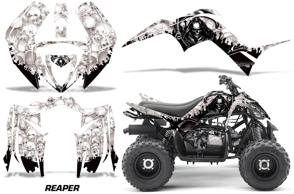 ATV Graphics Kit Decal Sticker Wrap For Yamaha Raptor 90 YFM90 – All ...