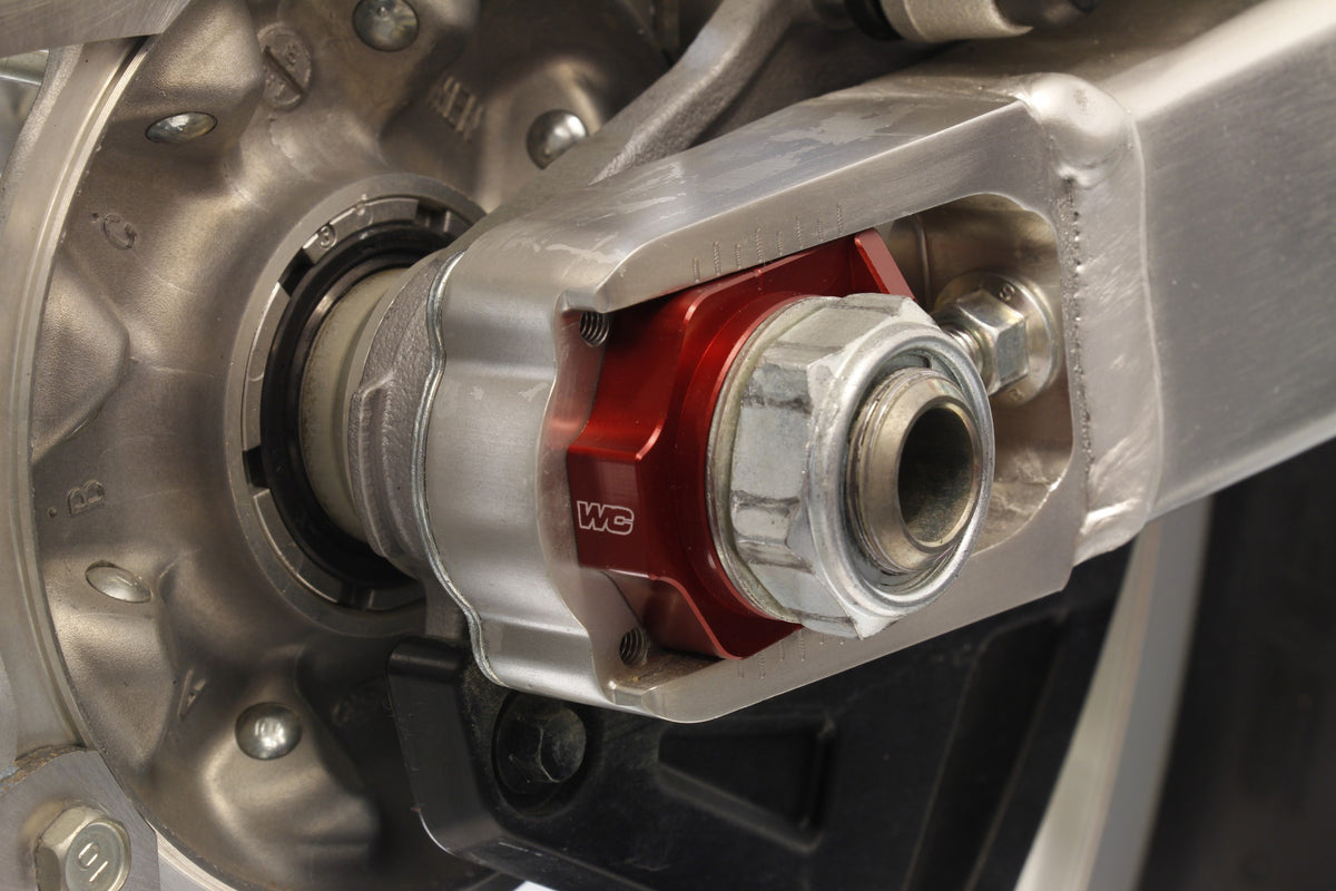 WORKS AXLE BLOCKS ELITE HON RED 17-205 - All Terrain Depot